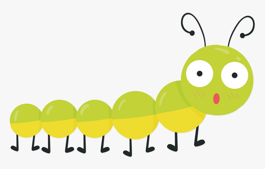 Caterpillar Clipart Vector - Spring Bug Clip Art, HD Png Download ...