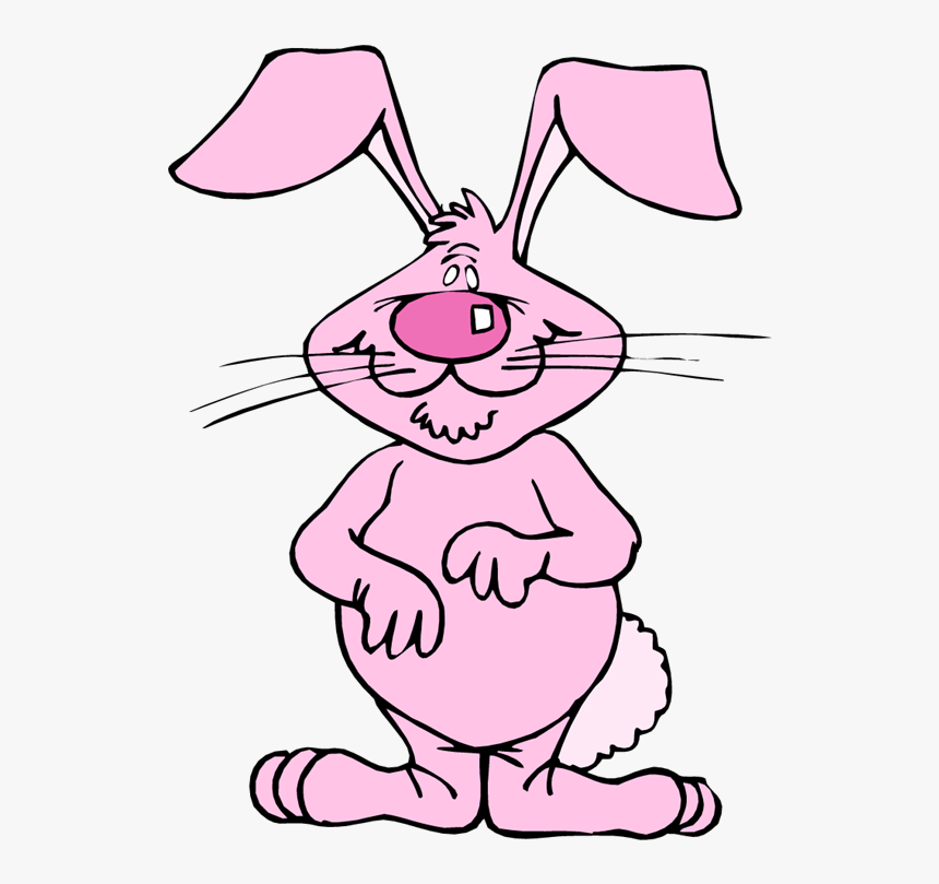 Pink Bunny Ears Clipart - Cartoon Rabbit Face Pink, HD Png Download ...