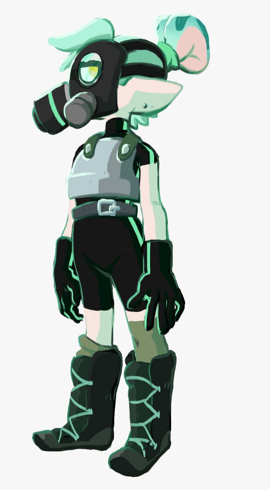 Transparent Gas Mask Soldier Png - Splatoon Mask, Png Download ...
