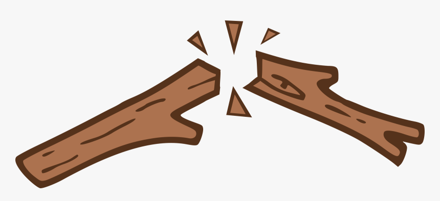 Colored Broken Wooden Stick Clip Arts - Break Clipart, HD Png Download ...