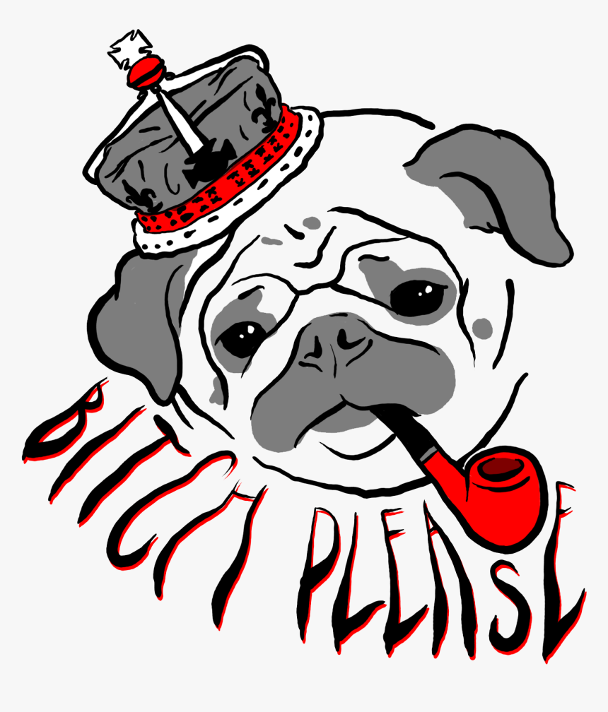 Pug Life Transparent Background - Portable Network Graphics, HD Png ...