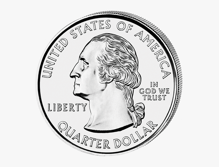 Coin 50 State Quarters Connecticut Silver - Quarter With No Background ...
