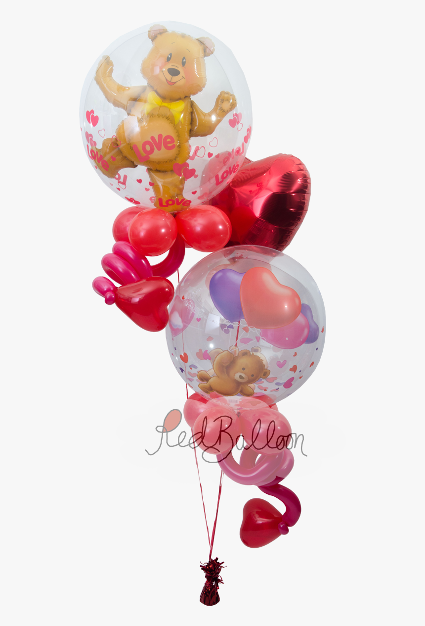 Teddy Bear Love Valentines Red Balloon Cork - Teddy Bear Images With ...