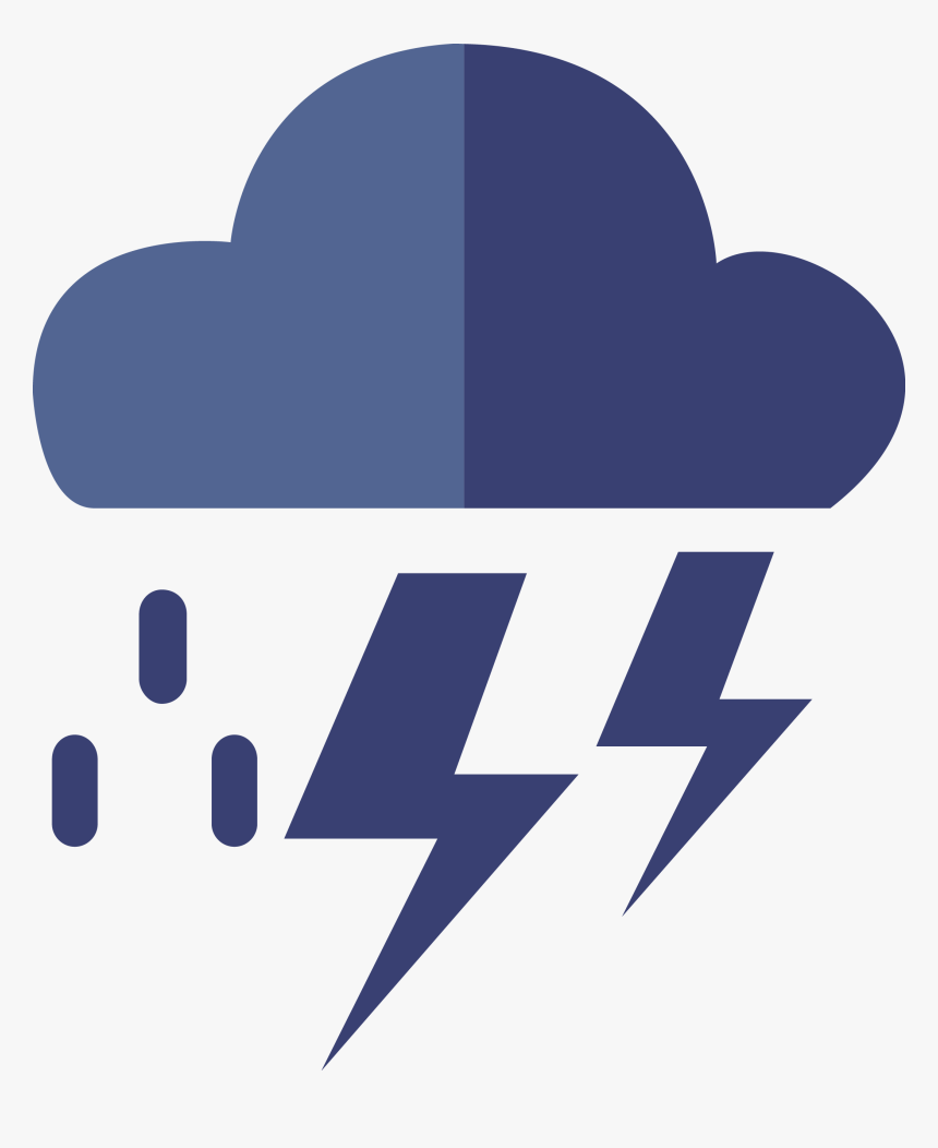 Breezy Weather Clipart Lightning