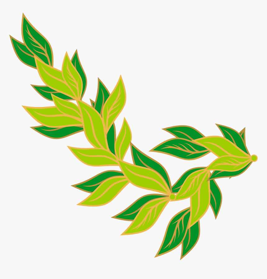 Clipart - Green Leaves Border Clip Art, HD Png Download , Transparent ...