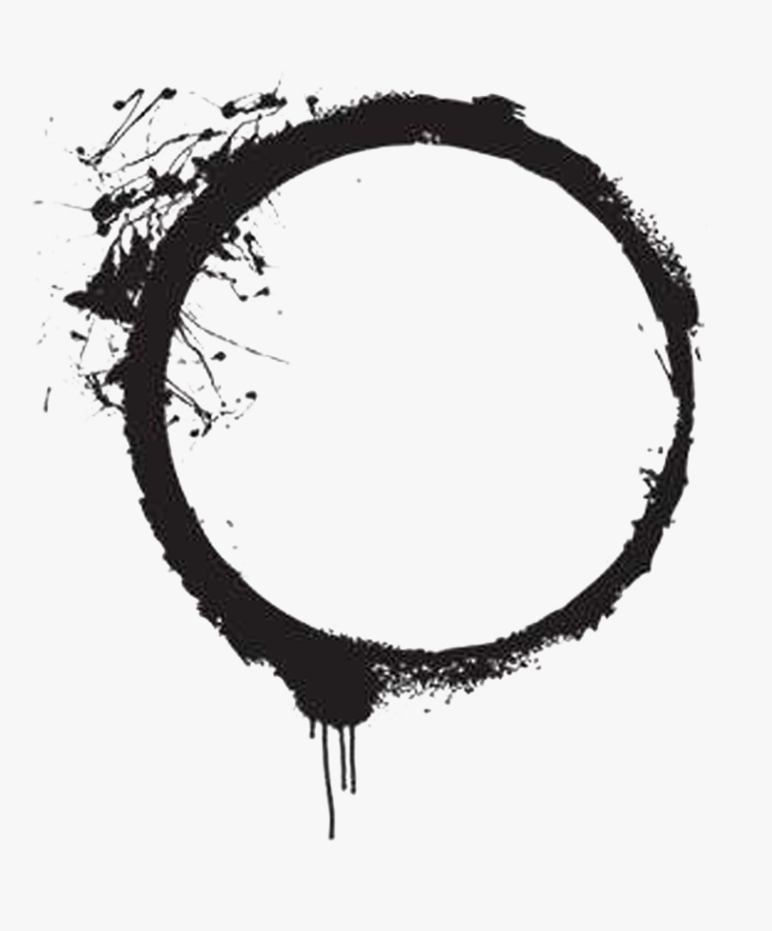 Transparent Black Paint Png - Black Paint Circle Png, Png Download ...