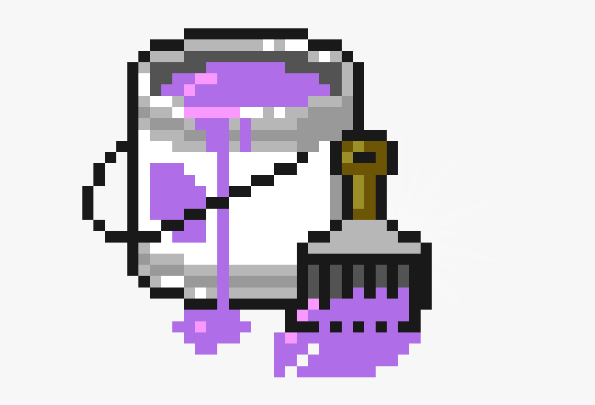 Transparent Paint Bucket Png - Paint Bucket Pixel Art, Png Download ...