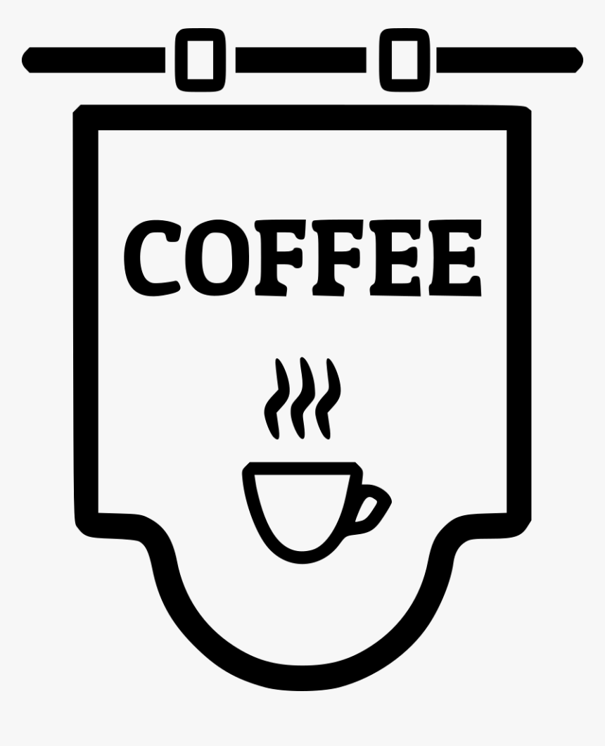 Coffee Shop Sign - Coffee Shop Icon Png, Transparent Png , Transparent ...