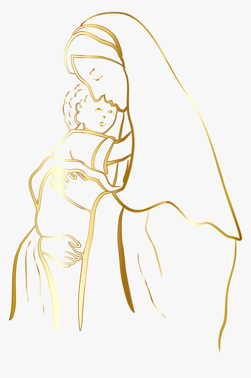 This Free Icons Png Design Of Gold Virgin Mary And - Virgin Mary Icon ...