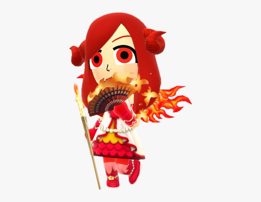 #ruby #miitomo #mii #red #fire #characters - Cartoon, HD Png Download ...