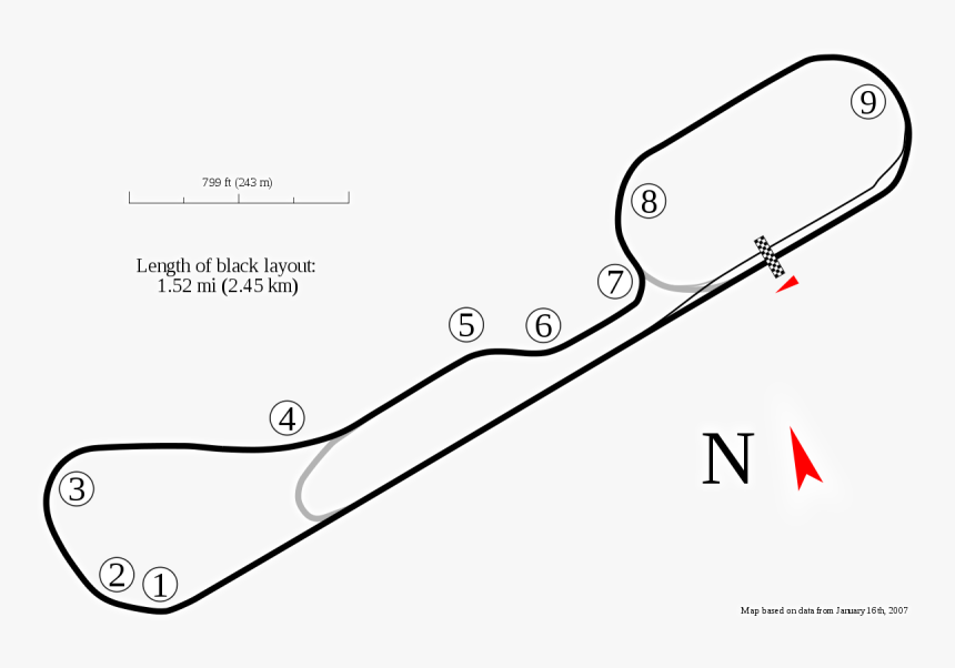 Snetterton Circuit Map, HD Png Download , Transparent Png Image - PNGitem