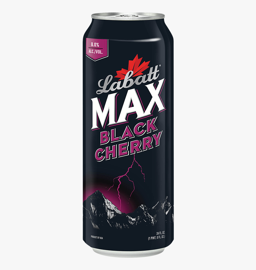 Labatt Max Black Cherry - Caffeinated Drink, HD Png Download ...