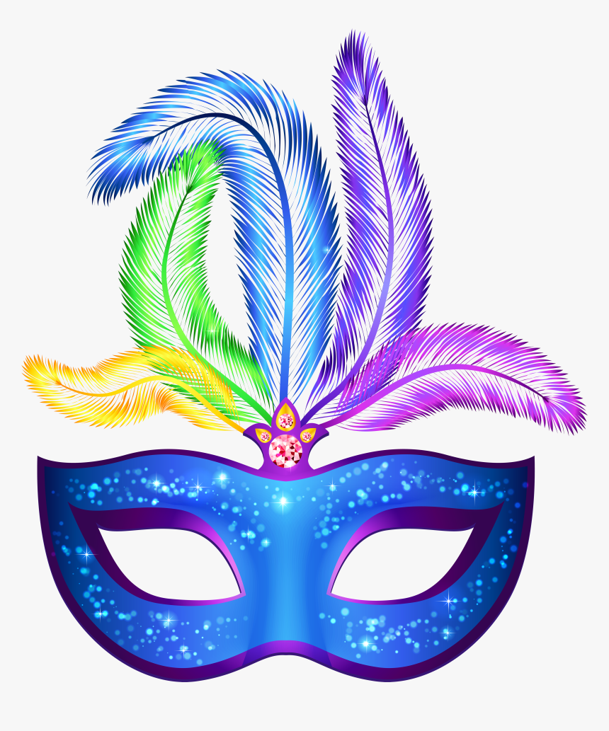 Blue Mask Png Clip - Carnival Mask Psd, Transparent Png , Transparent ...