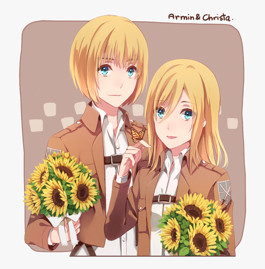 Armin Arlert Christa Lenz, HD Png Download , Transparent Png Image ...