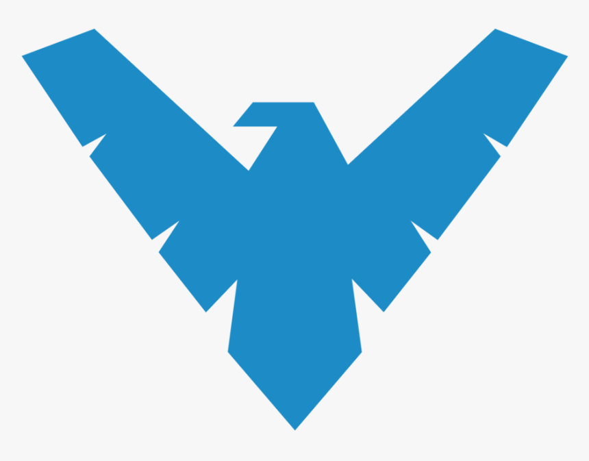 Nightwing Symbol, HD Png Download , Transparent Png Image - PNGitem
