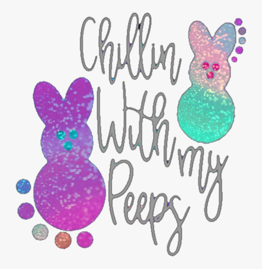 #pastel #peeps #chillin #easter #candy #glitter #bunnies - Cartoon, HD ...