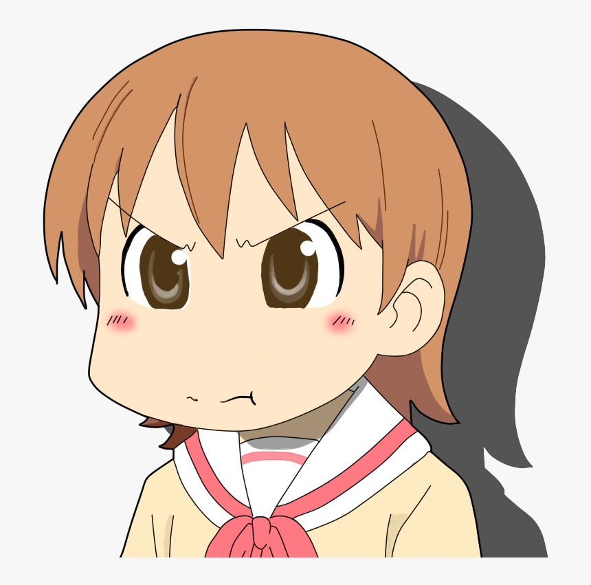 Nichijou Angry, HD Png Download , Transparent Png Image - PNGitem