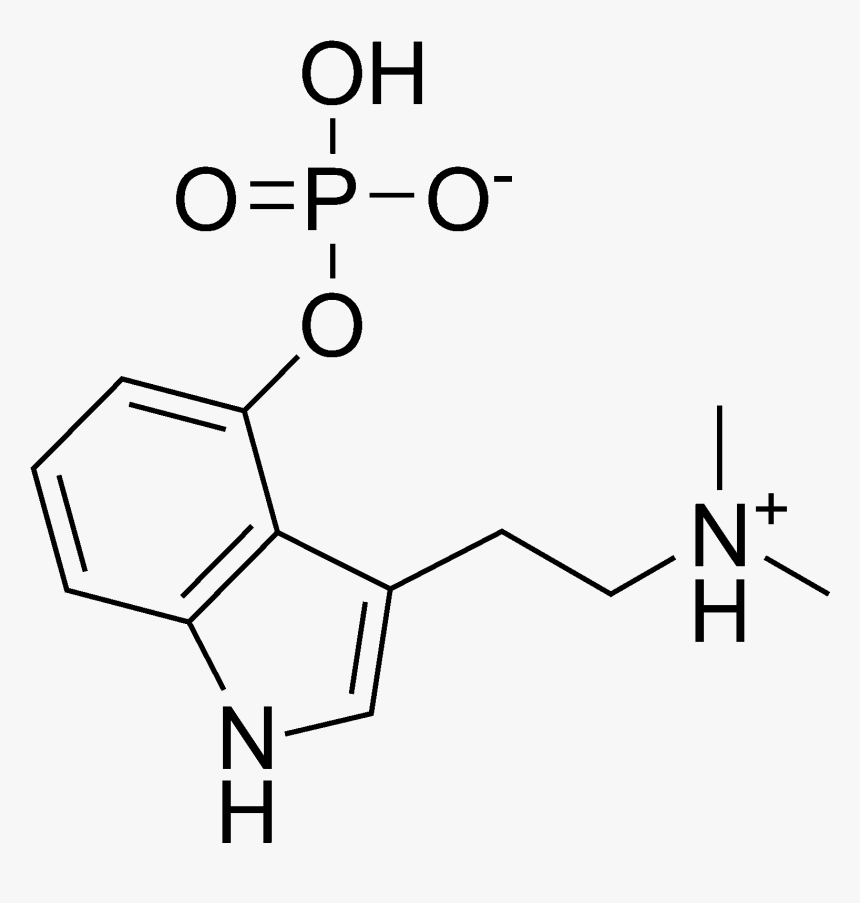 Psilocybin Chemical Structure - 4 Aco Dmt Molecule, HD Png Download ...