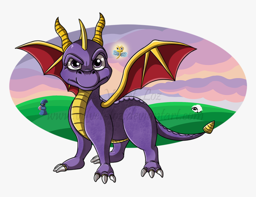 Spyro The Dragon Png - Spyro, Transparent Png , Transparent Png Image ...