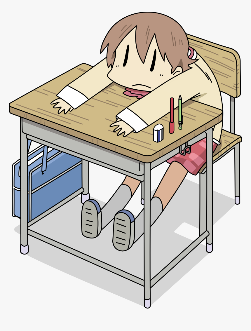 Nichijou Yuuko Bored, HD Png Download , Transparent Png Image - PNGitem