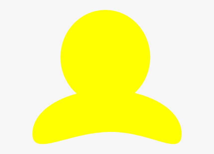 Yellow User Icon Svg Clip Arts - Circle, HD Png Download , Transparent ...