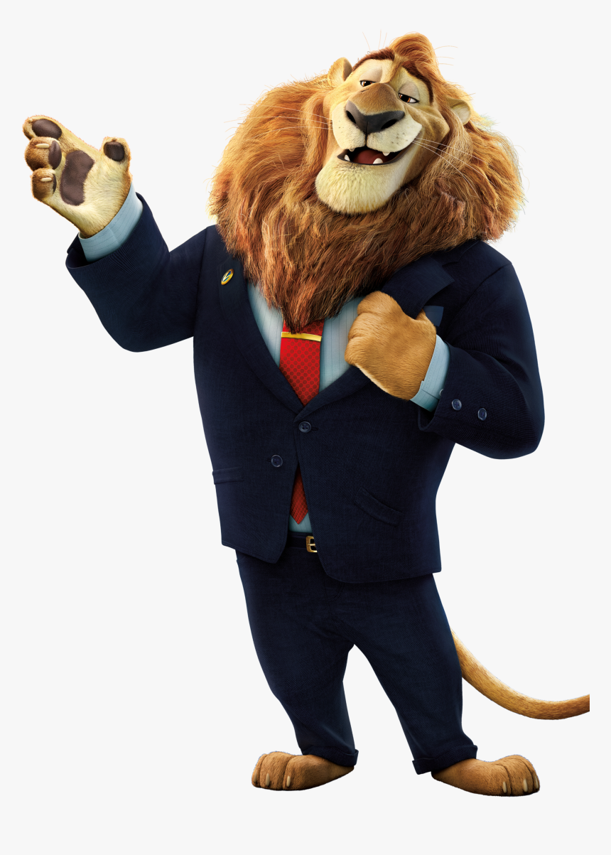 Zootopia Mayor Lionheart, HD Png Download , Transparent Png Image - PNGitem