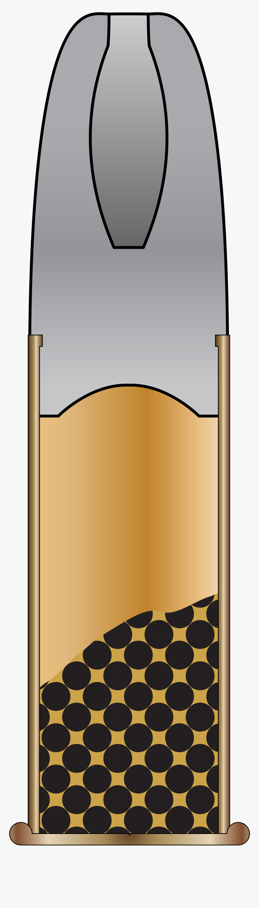 Hollow Point Cross Section, HD Png Download , Transparent Png Image ...