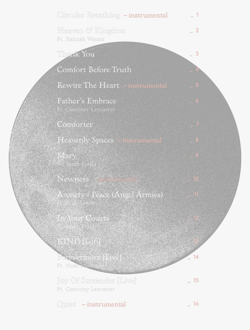 Tracklist - Circle, HD Png Download , Transparent Png Image - PNGitem