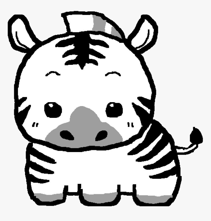 Cute Zebra Drawings Easy