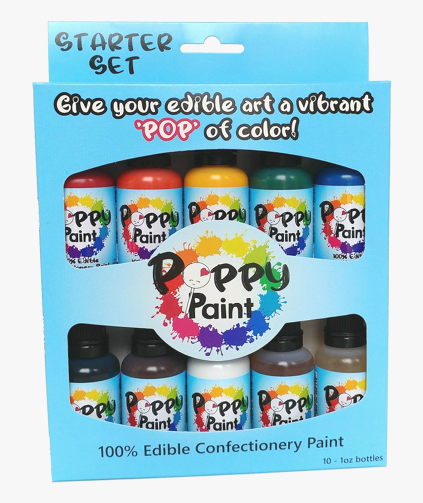 Poppy Paint Starter Set, HD Png Download , Transparent Png Image - PNGitem
