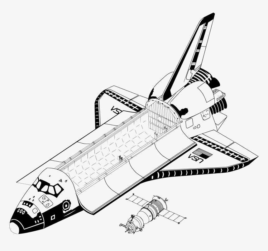 Space Shuttle Vs Soyuz Tm - Soyuz Space Shuttle, HD Png Download ...