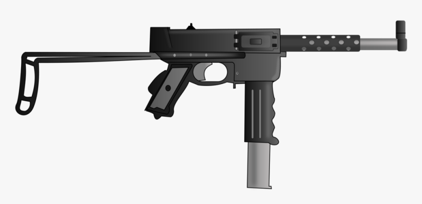 Gun Accessory,machine Gun,angle - Mat 49 Modified 7.62 Mm, HD Png ...