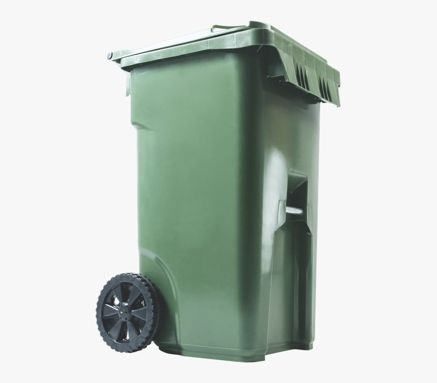 Green Garbage Cart, HD Png Download , Transparent Png Image - PNGitem