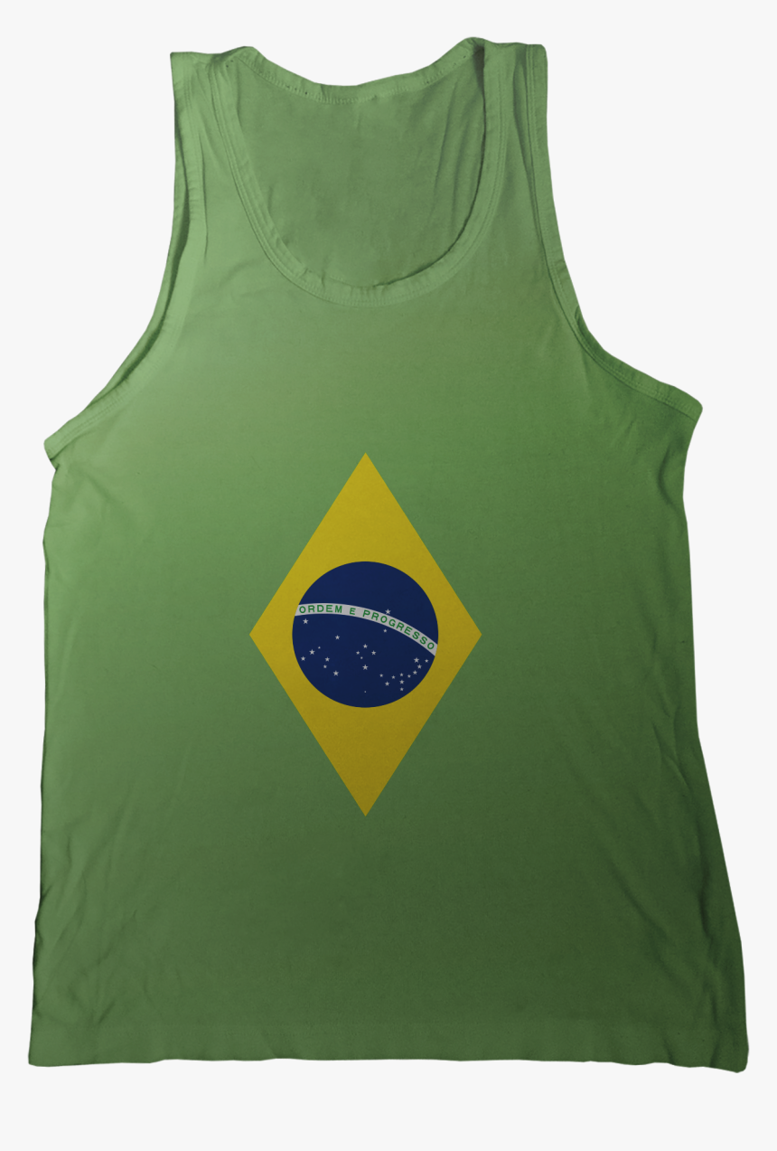 Brazil Flag Tank Top - Flag Of Brazil, HD Png Download , Transparent ...