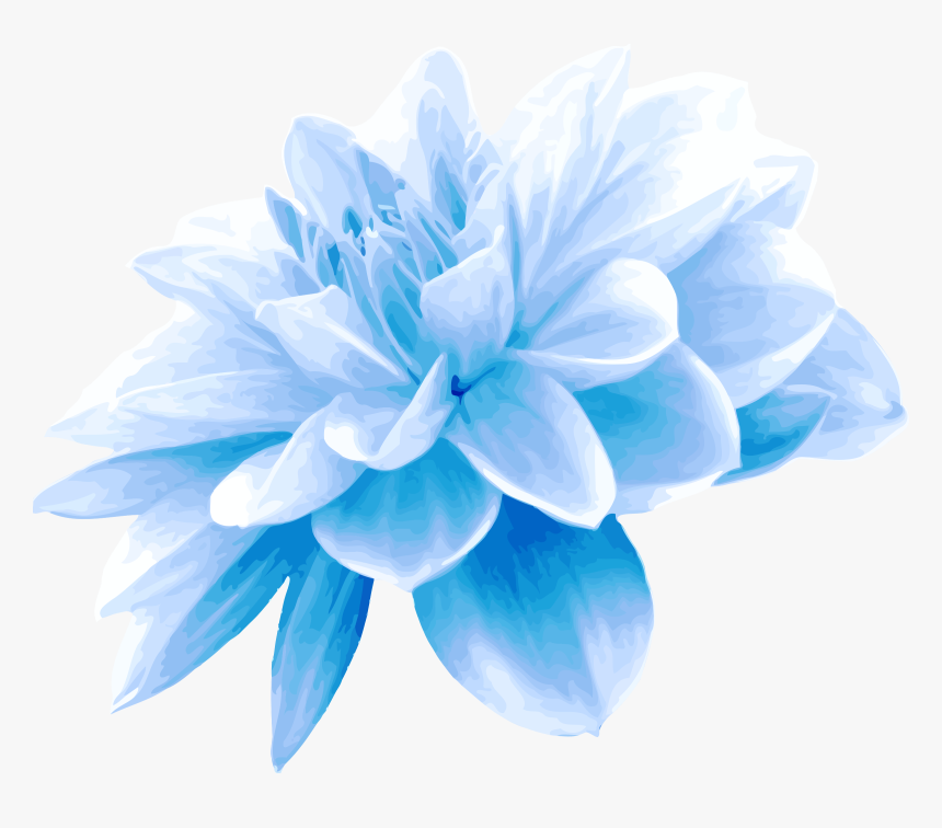 Collection Of Free Flower Transpa Blue On Ubisafe - Light Blue Flowers ...