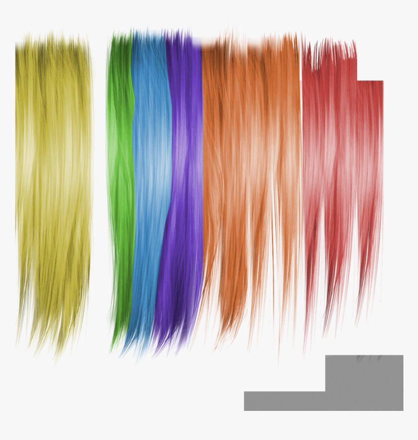 Transparent Hair Texture Png - Hair Texture Digital Art, Png Download ...