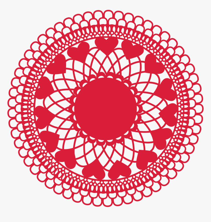 Transparent Lace Doily Clipart - Lace Doilies Cut File, HD Png Download ...