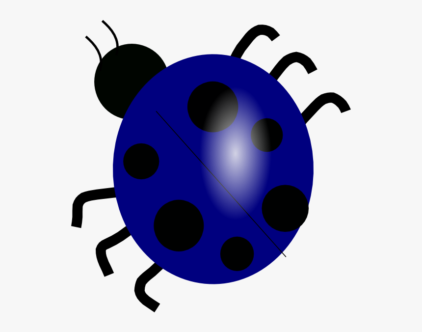 Ladybug Clipart Colorful Blue - Ladybug Clip Art, HD Png Download ...