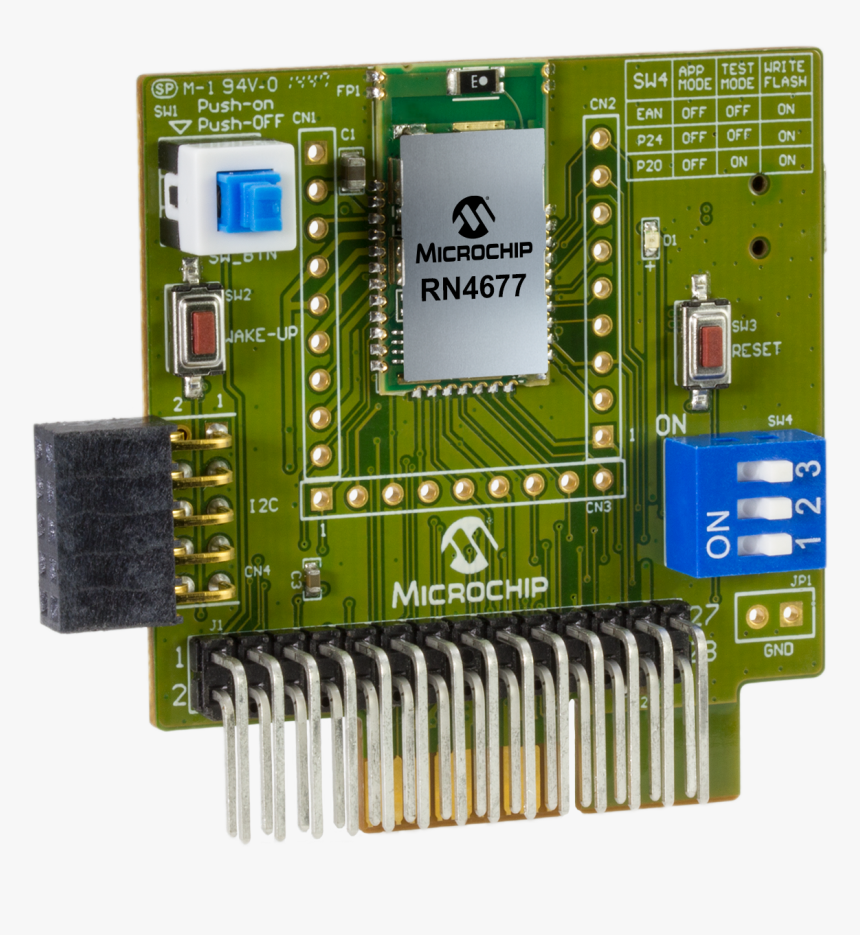 Rn4677 Bluetooth - Microchip Transparent, HD Png Download , Transparent ...