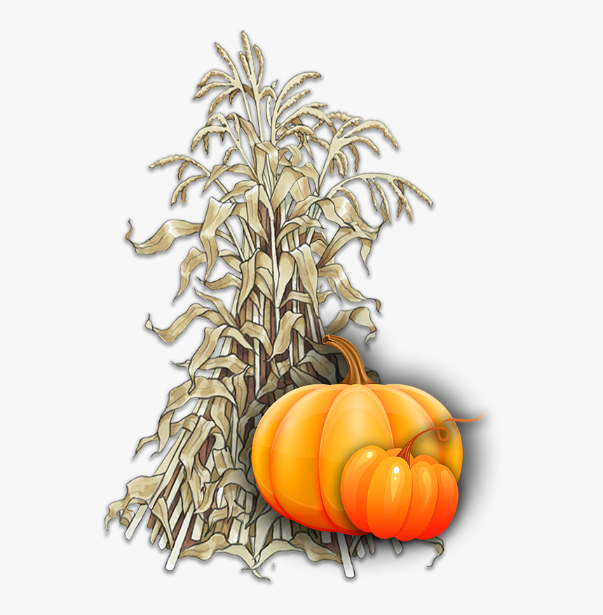 Pumpkin , Png Download - Corn Stalk Pumpkin, Transparent Png ...