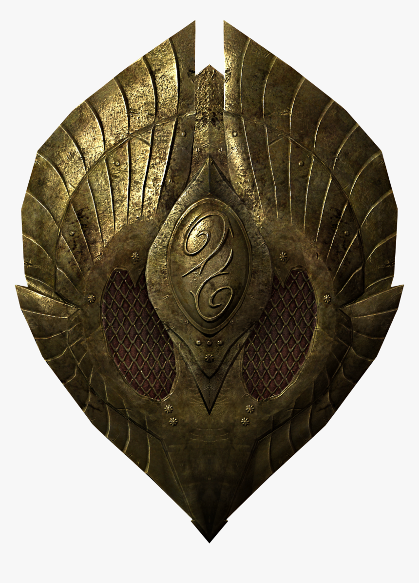 Skyrim Elven Shield, HD Png Download , Transparent Png Image - PNGitem