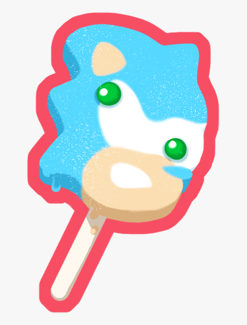 Sonic The Hedgehog Popsicle Pin, HD Png Download , Transparent Png ...