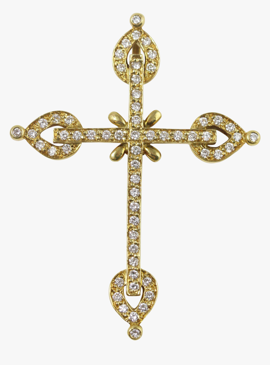 Transparent Golden Cross Png - Diamond Cross Png, Png Download ...