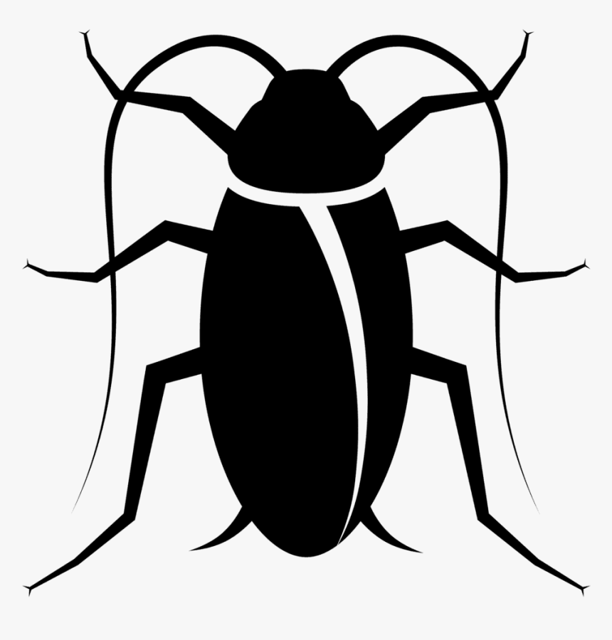 Cockroach Black And White, HD Png Download , Transparent Png Image ...