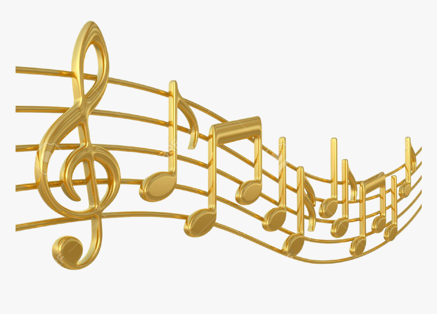 Gold Music Notes Png, Transparent Png , Transparent Png Image - PNGitem