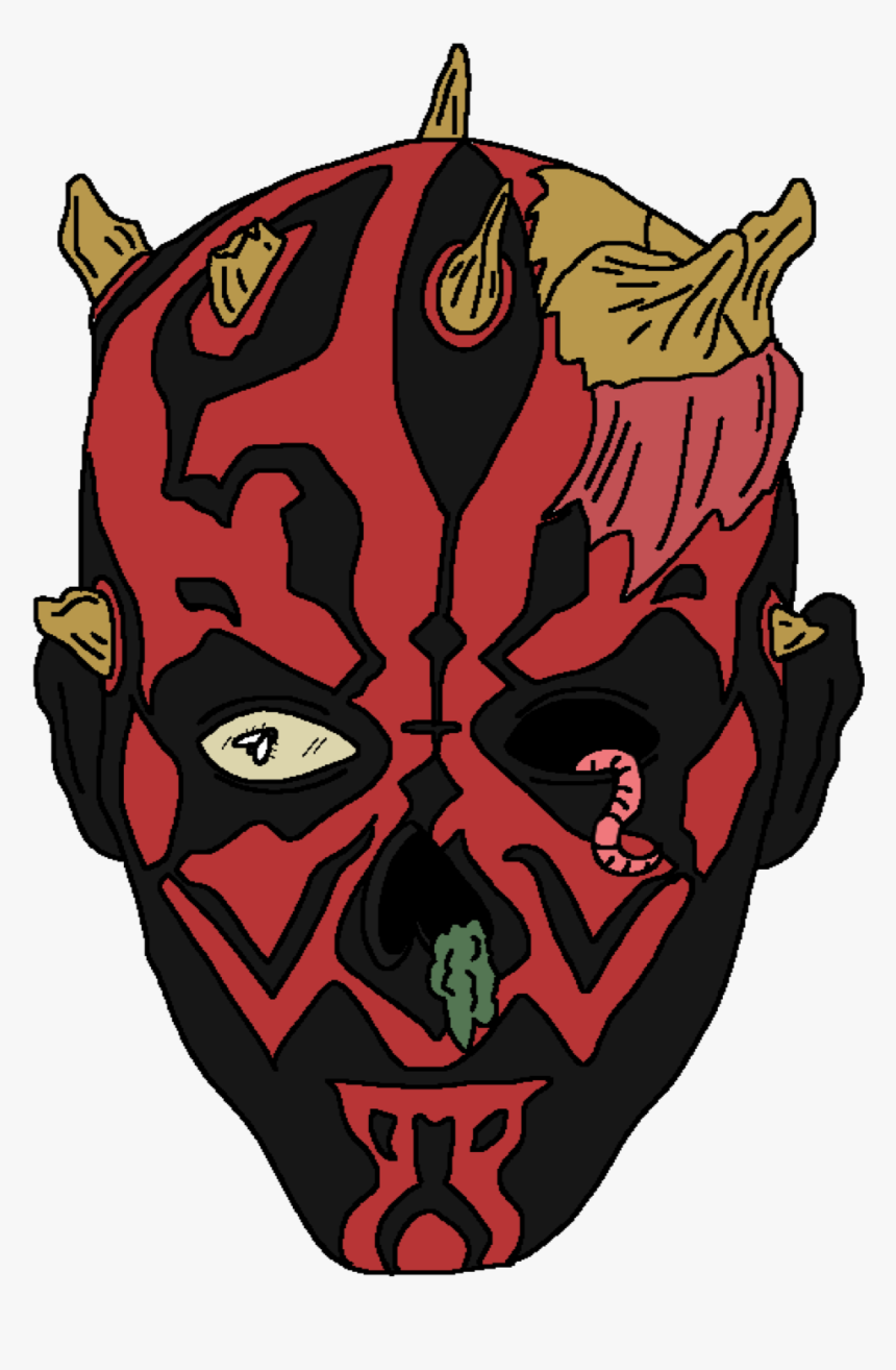 Maul Star Wars Zombie - Illustration, HD Png Download , Transparent Png ...