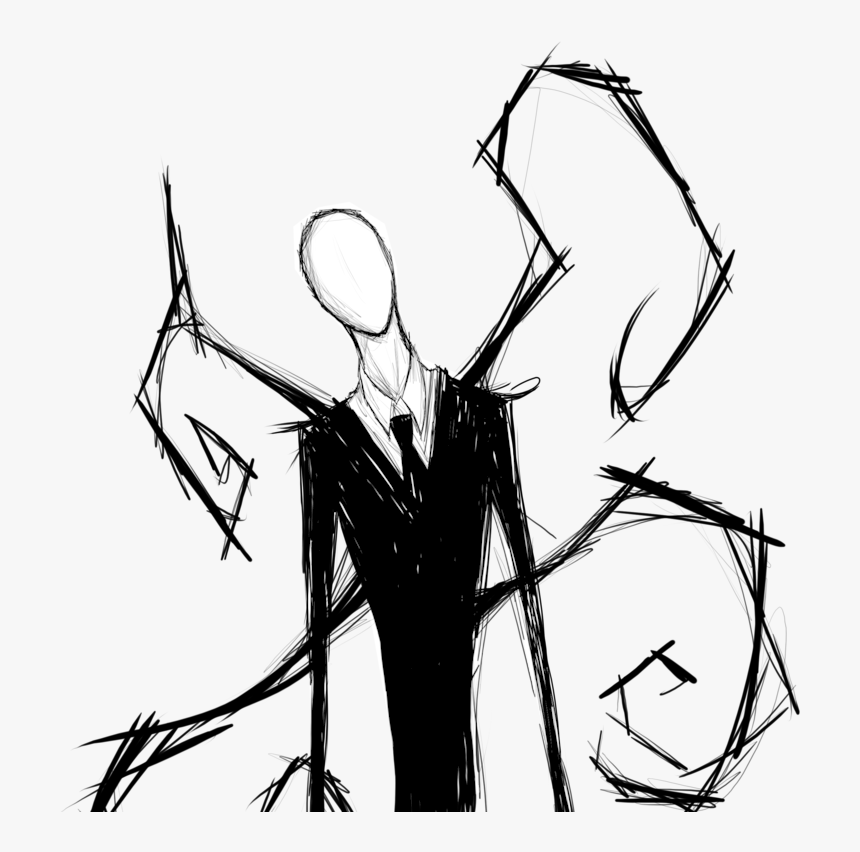 The Eight Pages Slenderman Drawing Fan Art - Slenderman Png ...