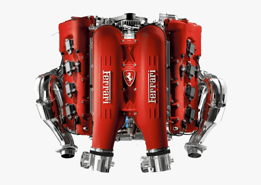 Ferrari Engine - Ferrari Engines, HD Png Download , Transparent Png ...
