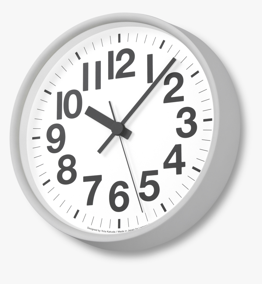 Numbers Abs Grey - Wall Clock, HD Png Download , Transparent Png Image ...