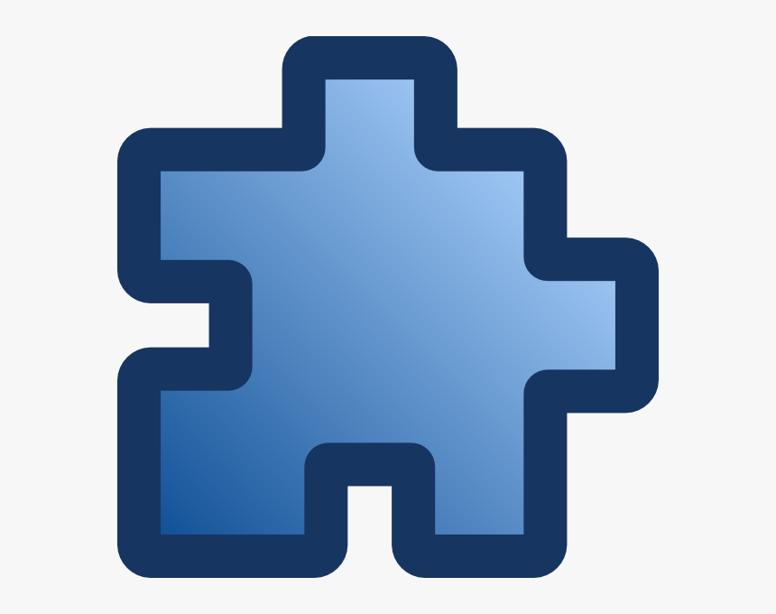 Blue Puzzle Piece Svg Clip Arts - Icon, HD Png Download , Transparent ...